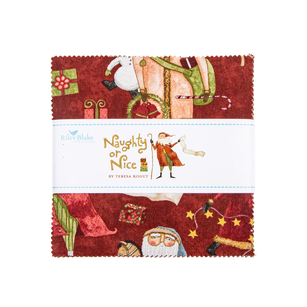 Naughty of Nice 5" Stacker by Teresa Kogut – Happy Little Stitch Shop