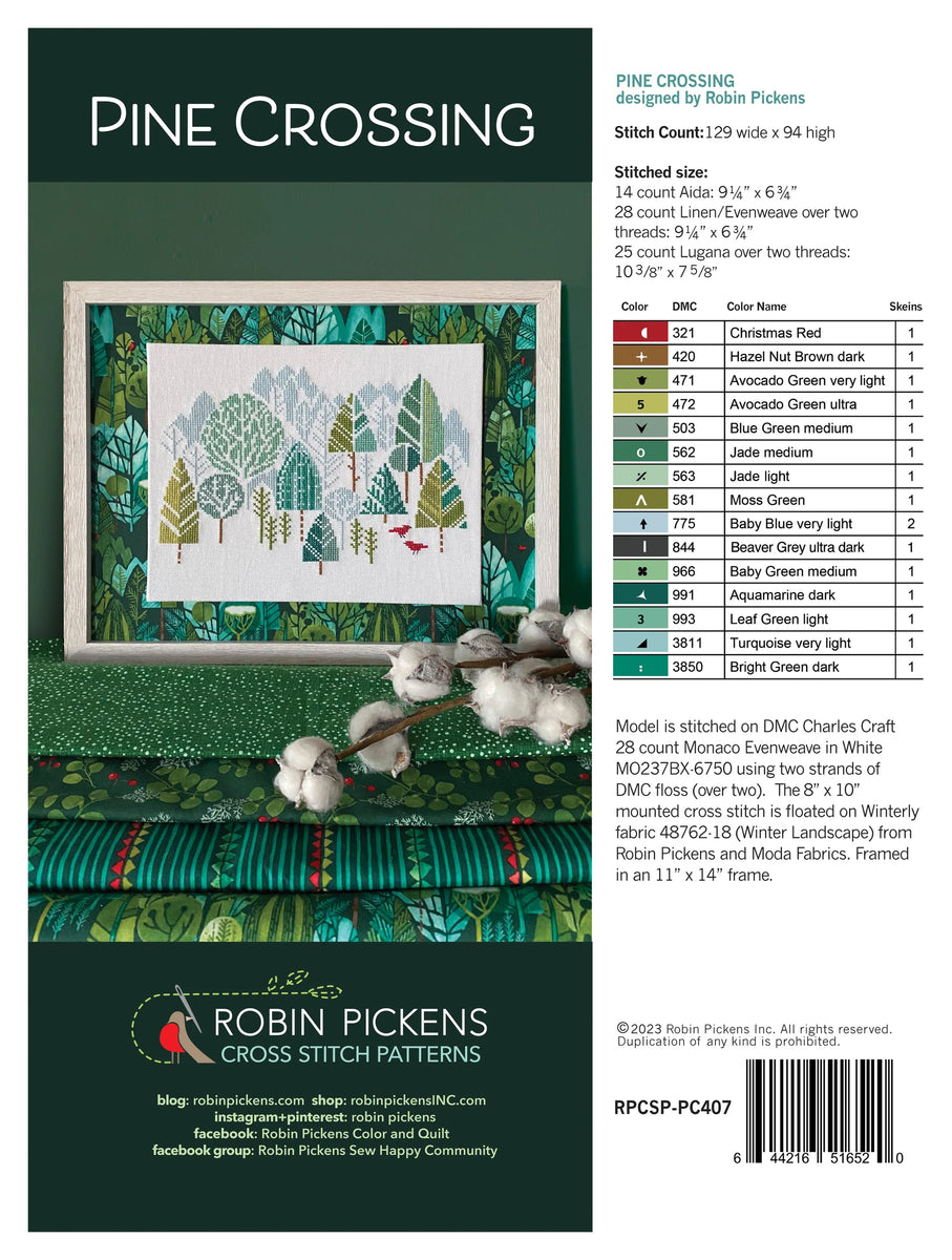 Pine Crossing by Robin Pickens – Happy Little Stitch Shop