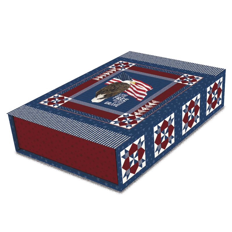 RESERVATION - Valor is Never Forgotten Land of the Free Boxed Panel Qu ...