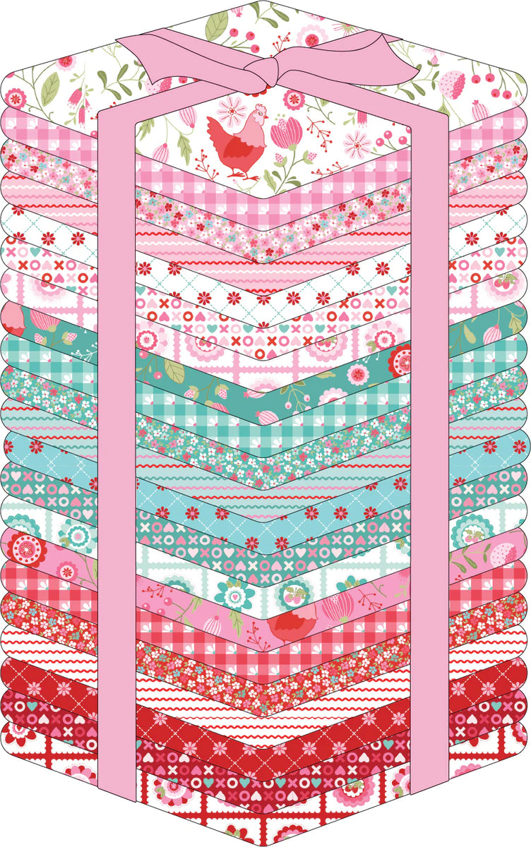 RESERVATION - Smitten Chicken Fat Quarter Bundle by Lori Woods for Pop ...