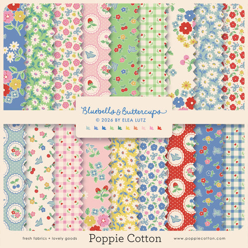 Bluebells and Buttercups by Elea Lutz for Poppie Cotton – Happy Little ...