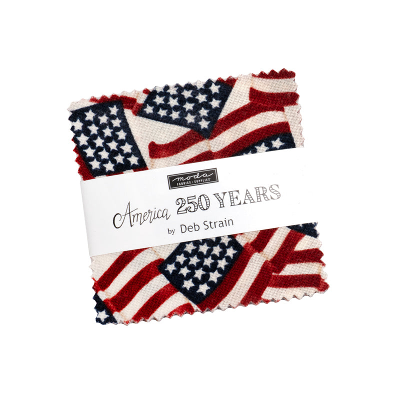 COMING SOON - America 250 Years Mini Charm (2.5" Stacker) by Deb Strai ...