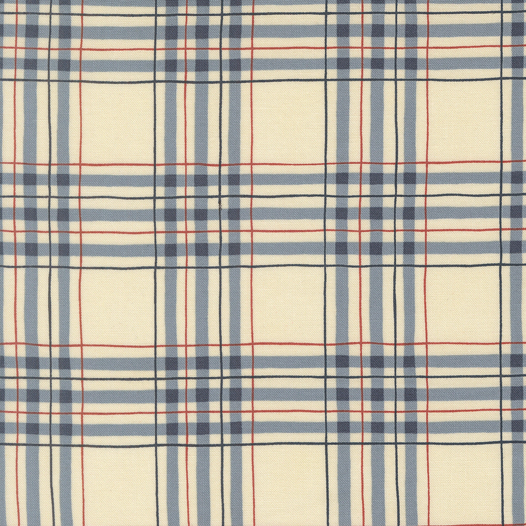 COMING SOON - America 250 Years Patriotic Plaid Parchment Blue by Deb ...