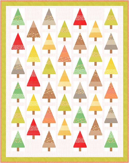 Portofino Trees in Tuscany Quilt Kit by Fig Tree & Co – Happy Little ...