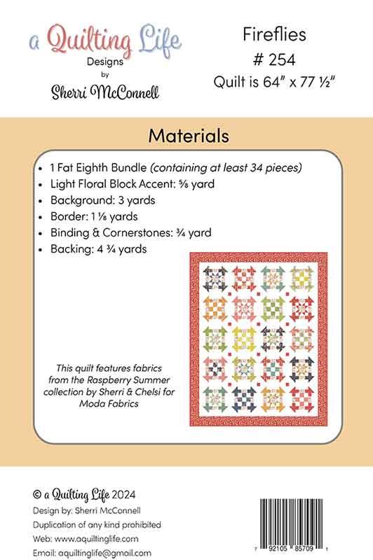 Fireflies Quilt Pattern by Sherri McConnell – Happy Little Stitch Shop
