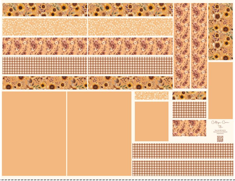 RESERVATION - Harvest on the Prairie Cottage Core Tote Home Dec Panel ...