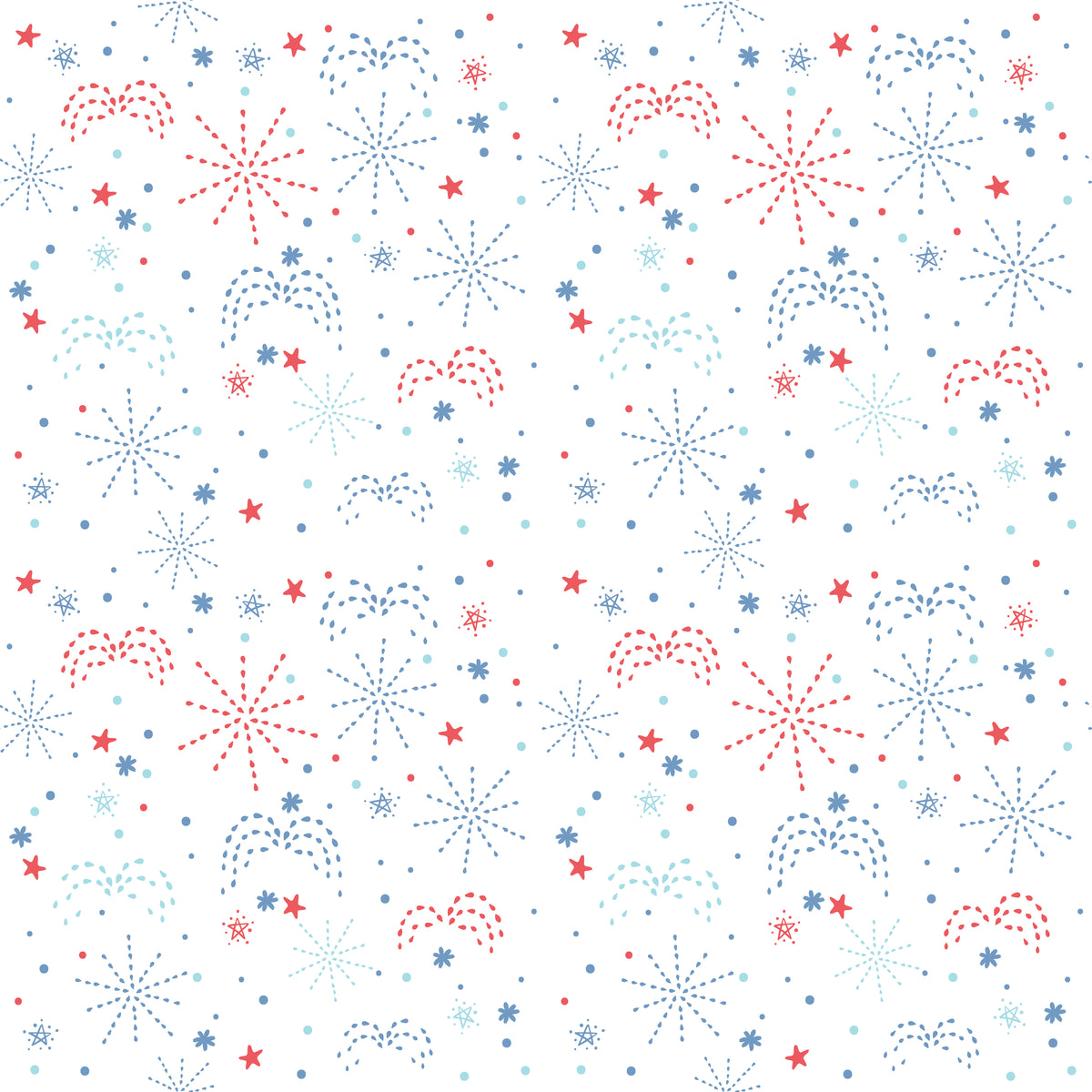 COMING SOON - Firework Fields Fireworks White by Gracey Larson – Happy ...