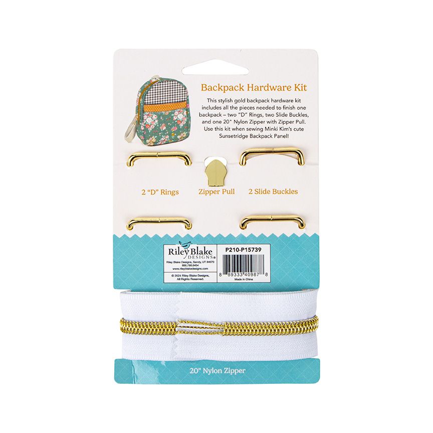 Sunsetridge Backpack Hardware Kit by Minki Kim – Happy Little Stitch Shop