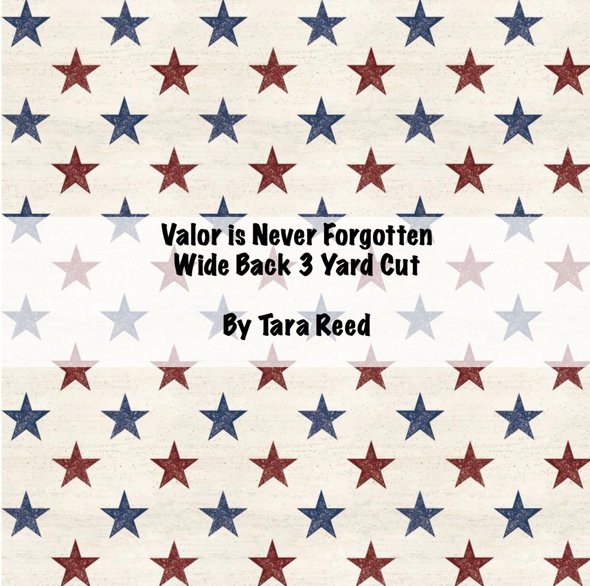 RESERVATION - Valor is Never Forgotten Wide Back 3 Yard Cut by Tara Re ...