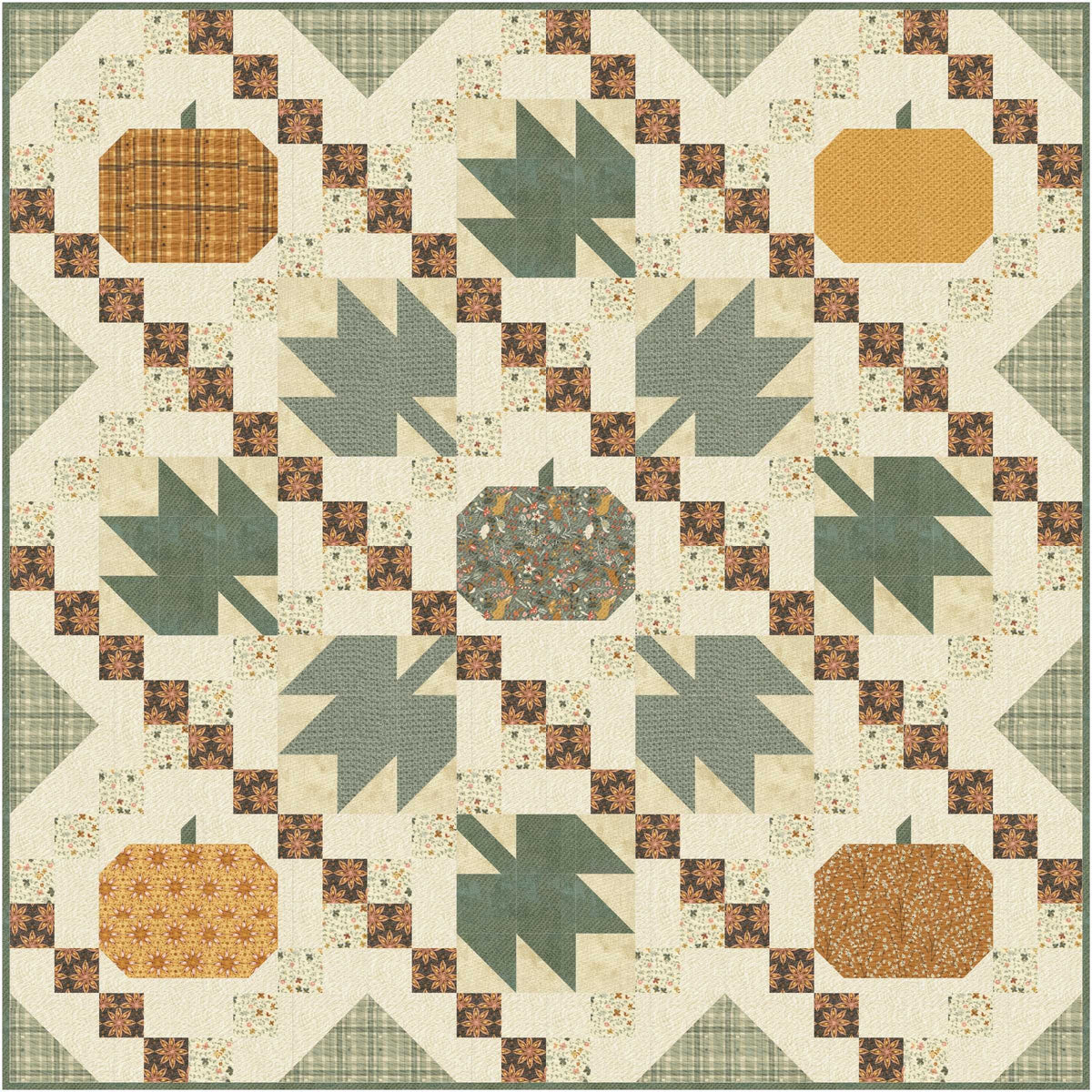 Acorn Hollow Pumpkin Days Quilt Kit by BasicGrey – Happy Little Stitch Shop