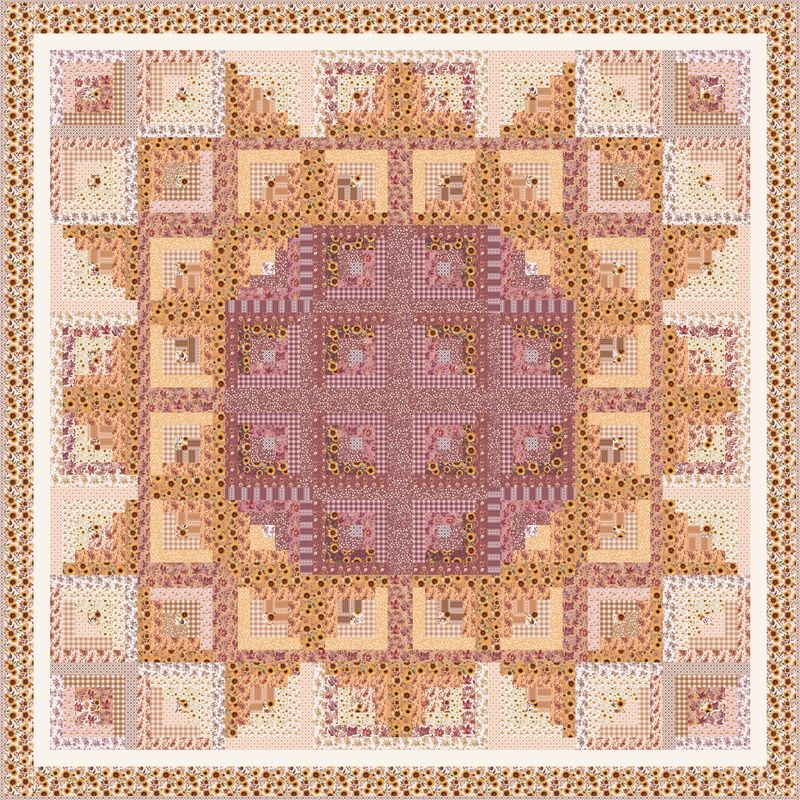 RESERVATION - Harvest on the Prairie Sunflower in the Cabin Boxed Quil ...