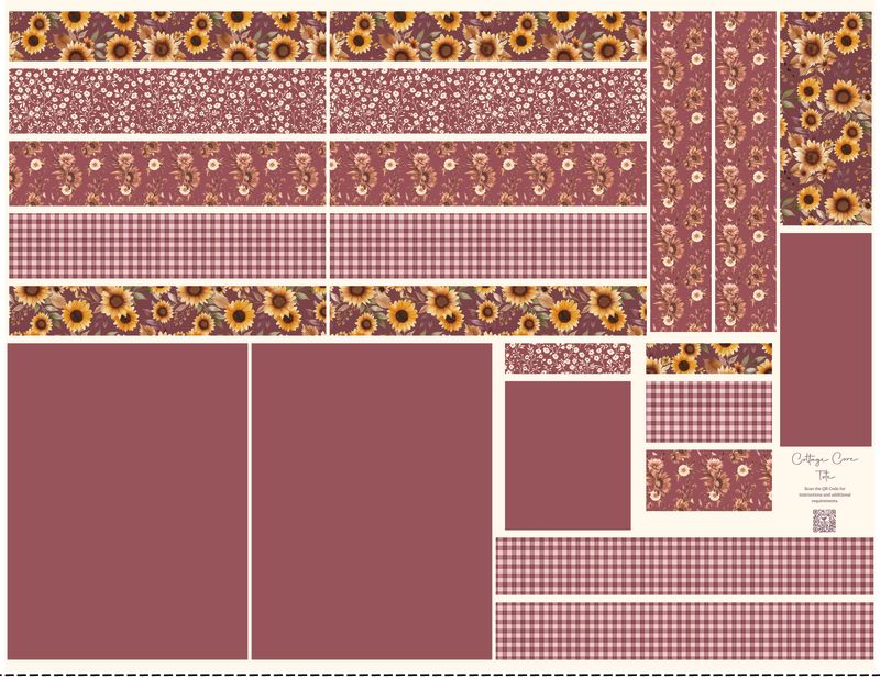 RESERVATION - Harvest on the Prairie Cottage Core Tote Home Dec Panel ...