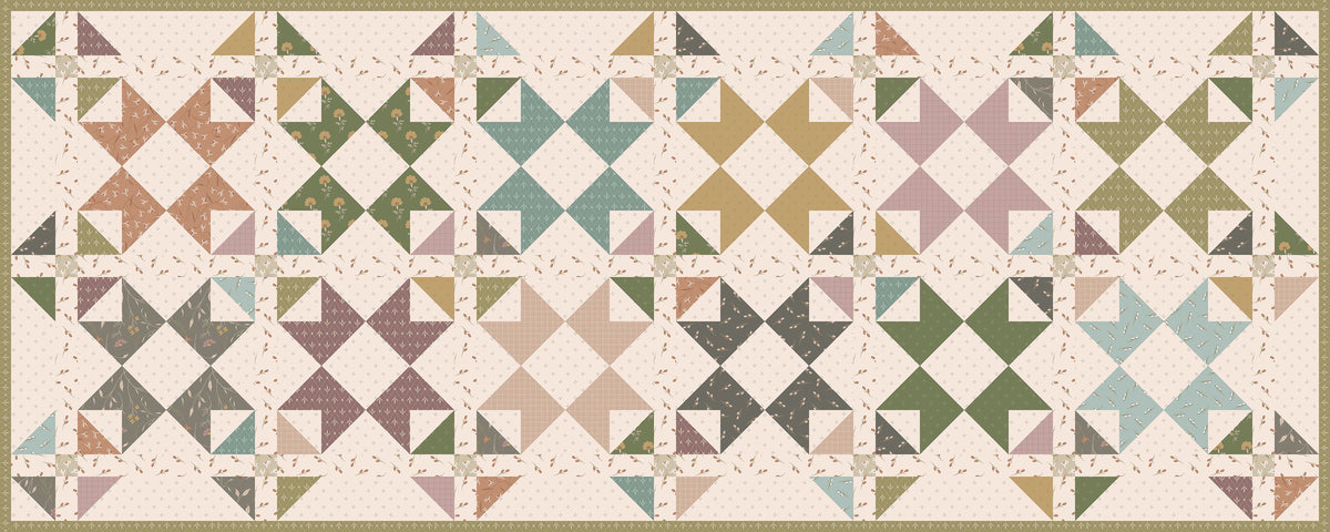 RESERVATION - Threads of Grace Threaded Star Quilt and Runner Kit by K ...