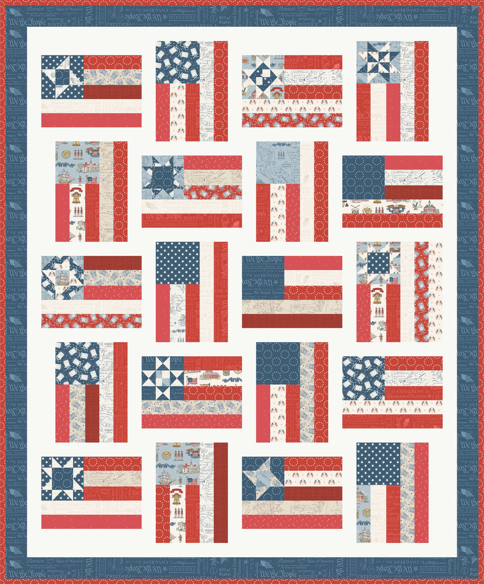 Independence Fly the Flag Quilt Kit by The RBD Designers – Happy Little ...