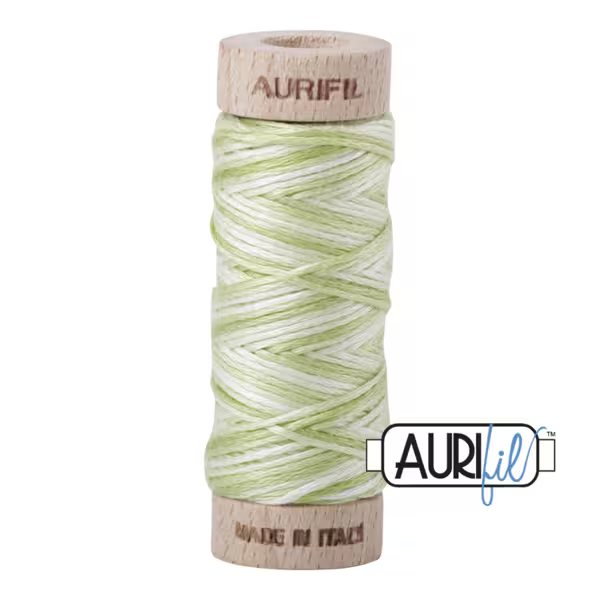 AuriFloss 3320 (Spring Green Variegated) Six-Strand Cotton Floss by Au ...