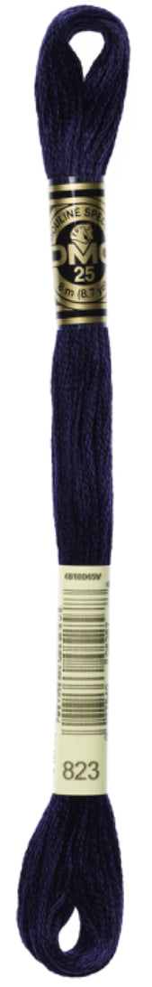 DMC Floss - 823 – Happy Little Stitch Shop