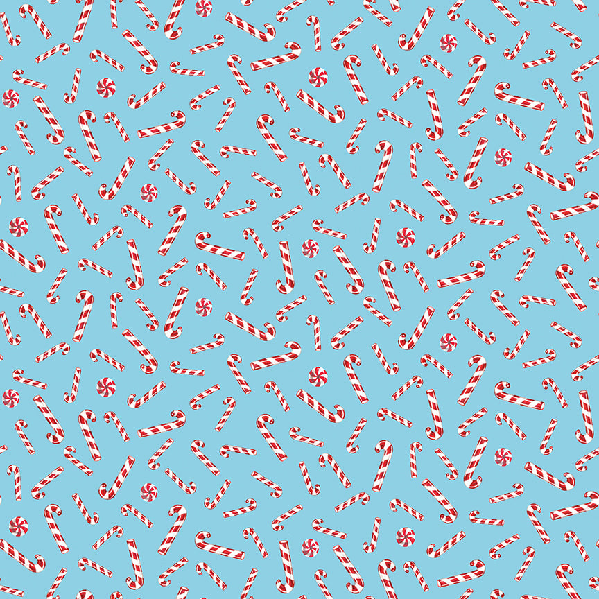 Christmas Joys - Candy Canes Sky by Lindsey Wilkes – Happy Little ...